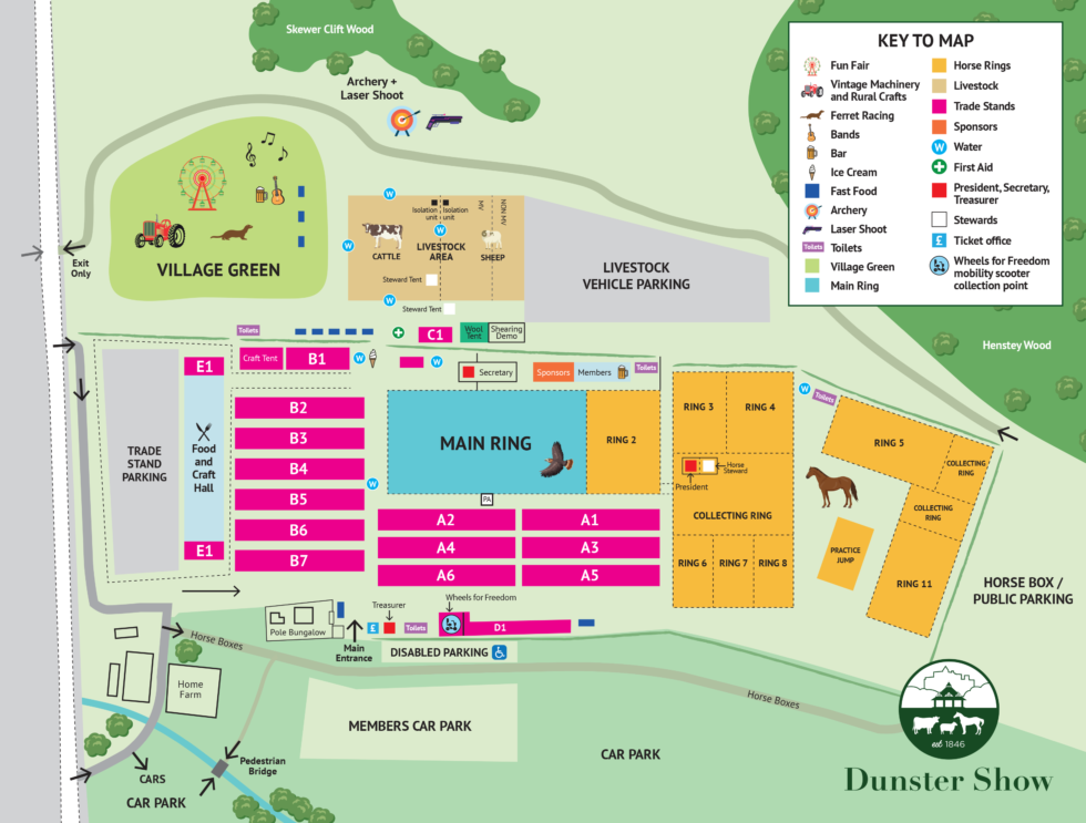 Explore The Showground - Dunster Show