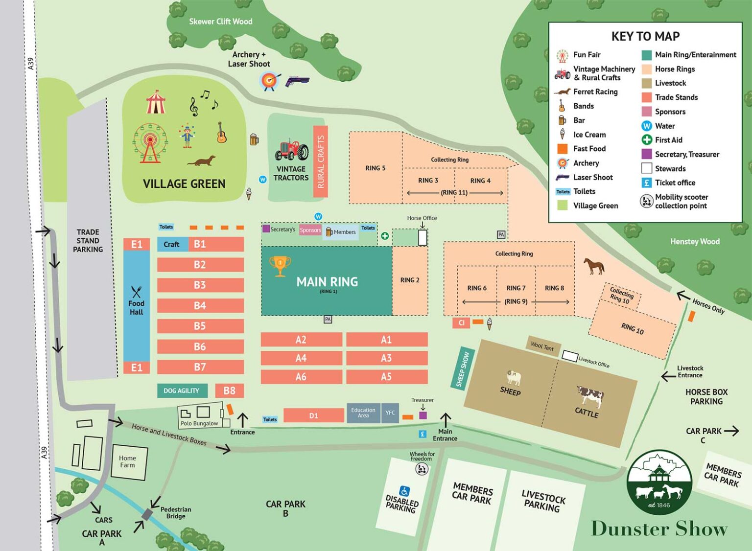 Explore The Showground - Dunster Show